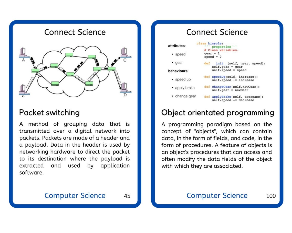 Computer Science Printable Learning / Revision Cards 111 - Etsy