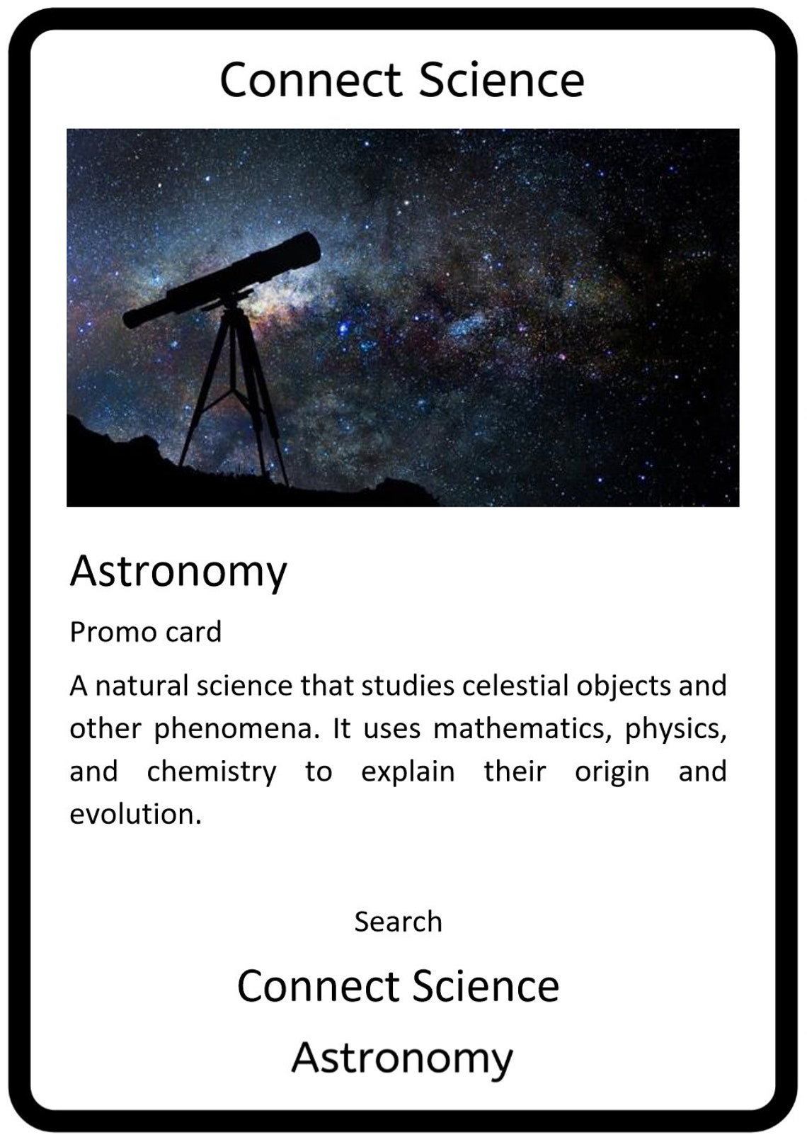 Astronomy Printable Learning / Revision Cards 80 Card Deck With Cheat ...