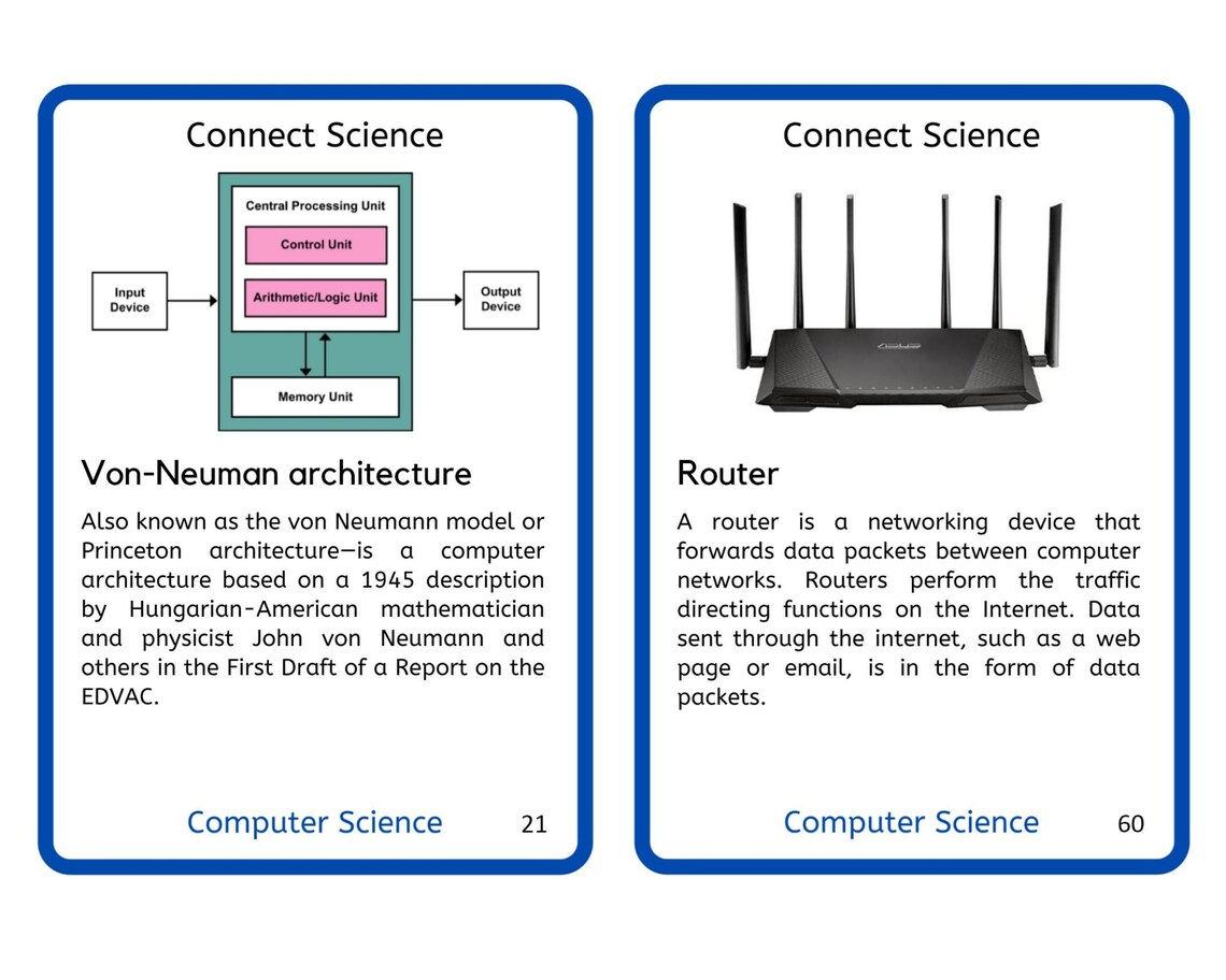 Computer Science Printable Learning / Revision Cards 111 - Etsy