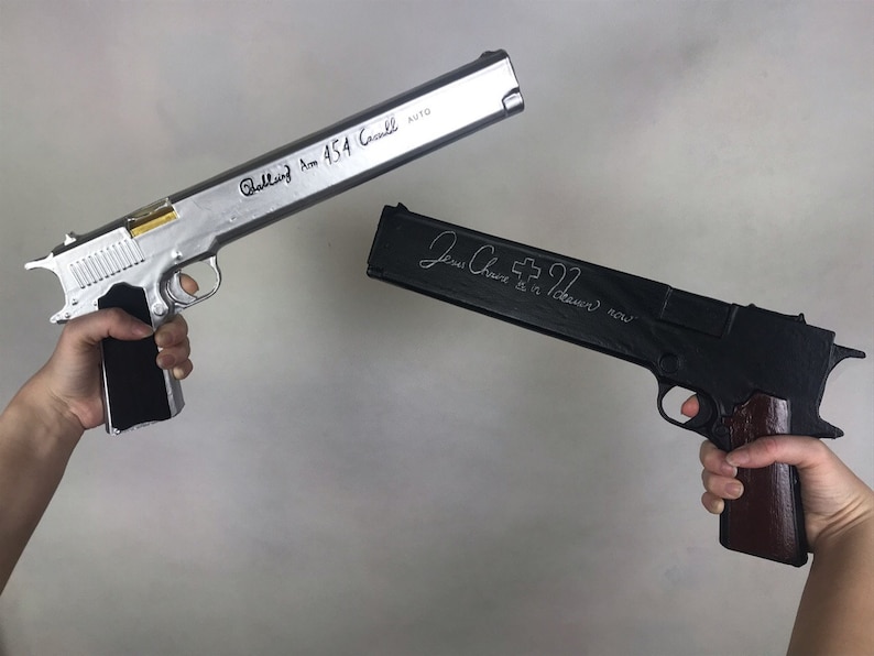 MADE TO ORDER Hellsing 3d printed Alucard cosplay gun Hellsing | Etsy