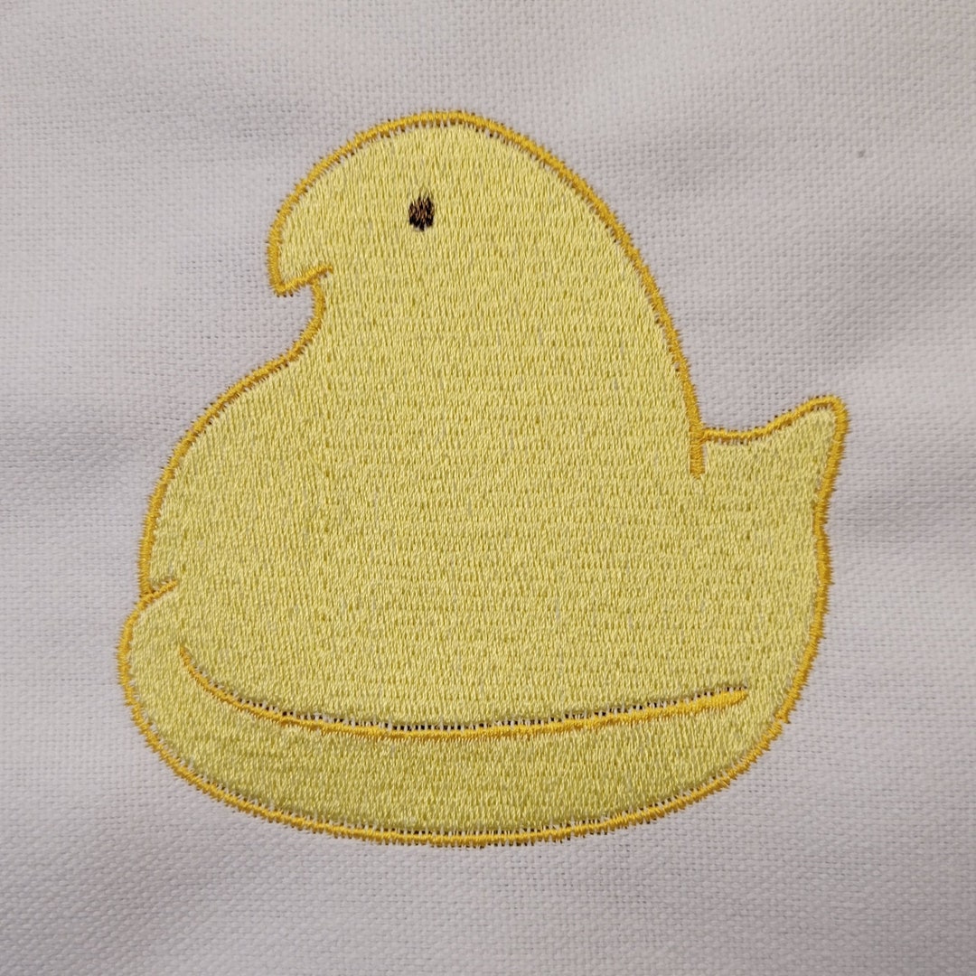 Marshmallow Peep Chick Machine Embroidery Design - Etsy