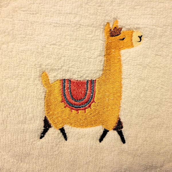 Llama Embroidery Design - Etsy