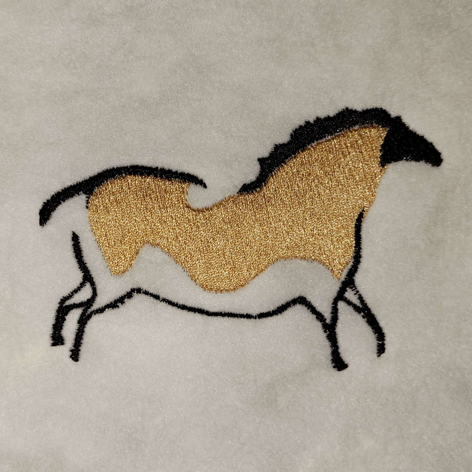 Prehistoric Cave Art Horse Machine Embroidery Design - Etsy