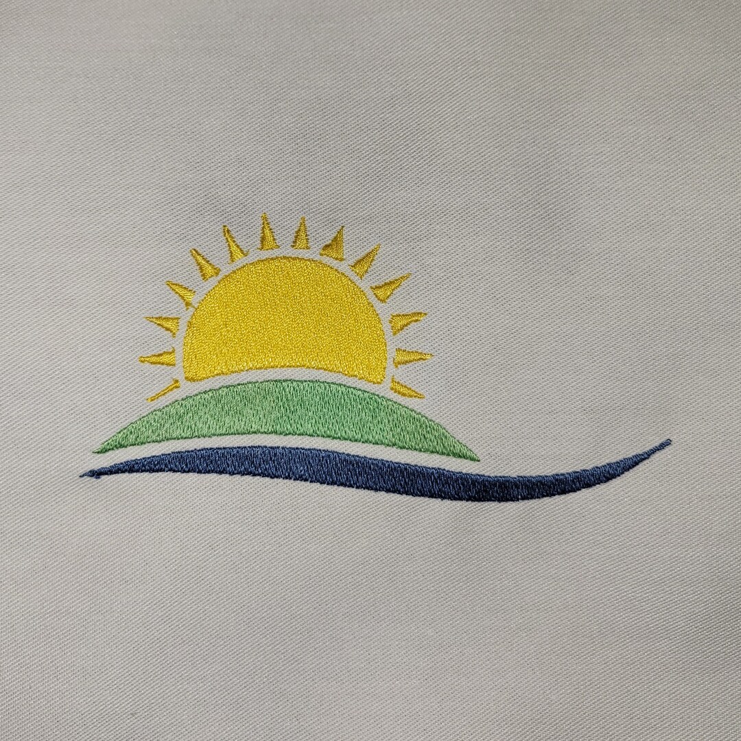 Sunset Embroidery Design - Etsy
