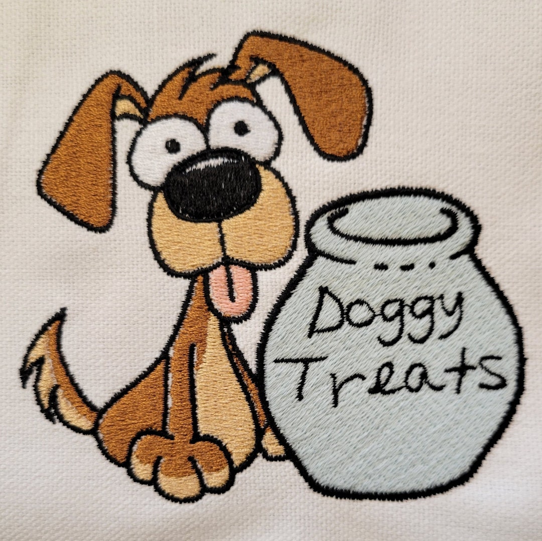 Doggy Treats Machine Embroidery Design - Etsy