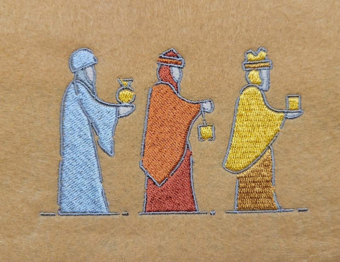 Three Kings, Three Wise Men Machine Embroidery Design - Etsy