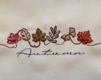 Fall Leaves Autumn Leaves Machine Embroidery Design - Etsy