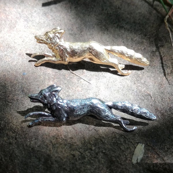 Fox Brooch - Etsy