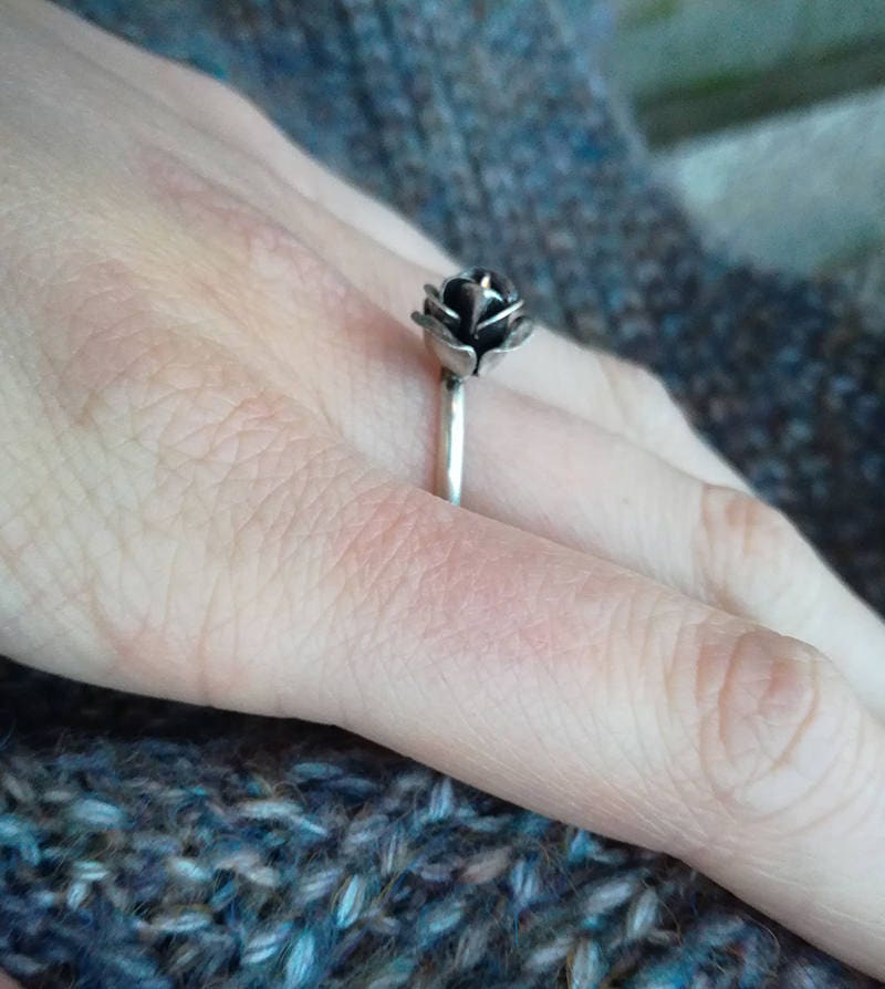 Rose Ring Model N2 Art Nouveau and Retro Style Made of | Etsy