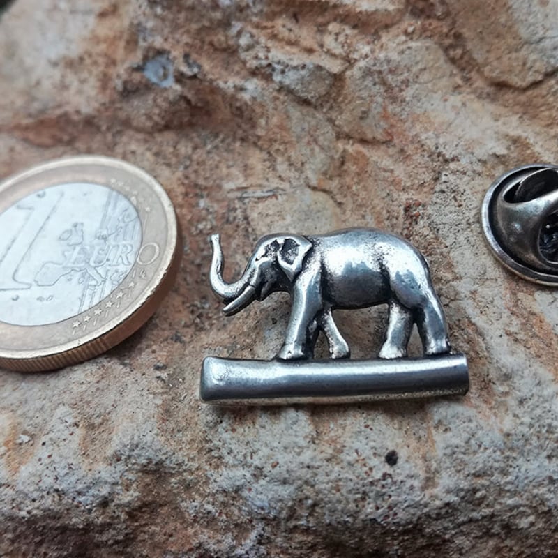 Elephant Lapel Pin - Etsy
