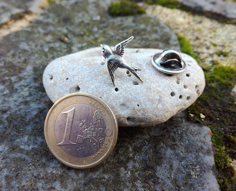 Swallow Brooch Pin's Rockabilly Brooch, Art Nouveau Retro, Children ...
