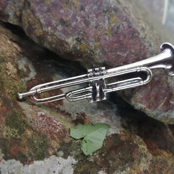 Trumpet Pin - Etsy