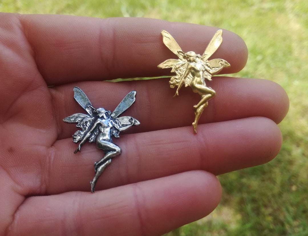 Fairy Elf Brooch Pin's Art Nouveau, Fantastic Brooch, Children Brooch ...