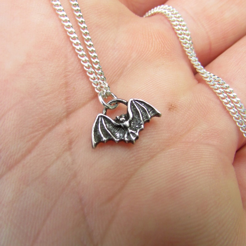 Bat Necklace - Etsy