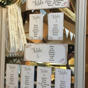 Personalised Table Seating Plan Cards_disney Minnie/mickey Mouse ...