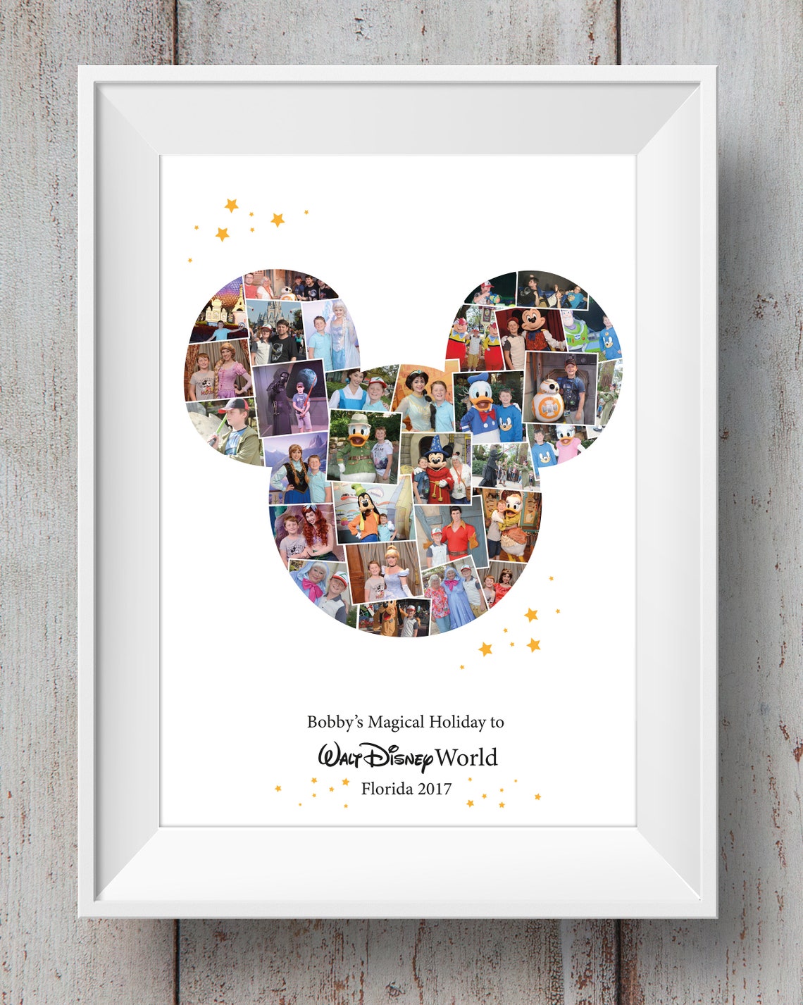 Disney Mickey Head Photo Collage / Disney Collage / Mickey Mouse - Etsy