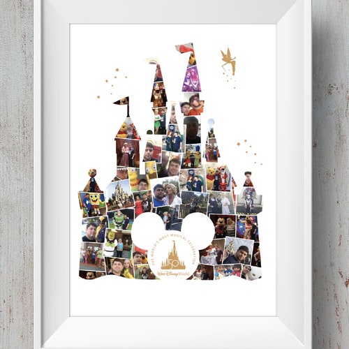 Mickey Mouse Collage Mickey Photo Collage Mickey Disney - Etsy