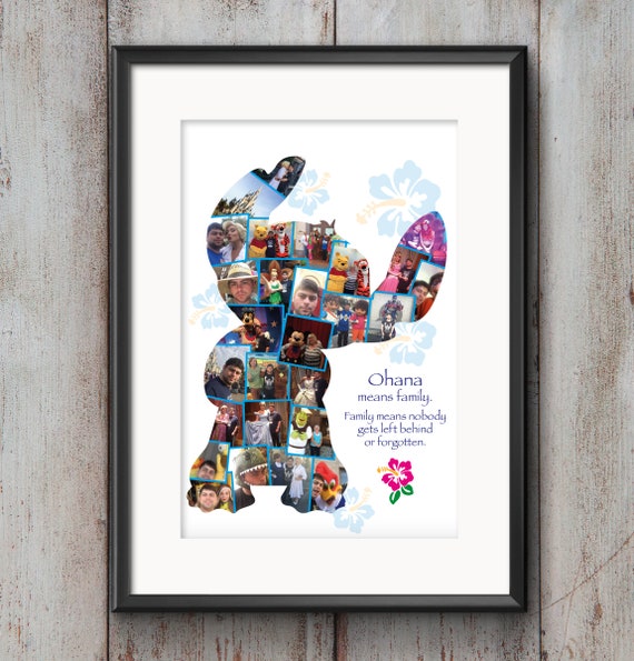 Stitch Photo Collage contiene 28 fotos - Etsy España