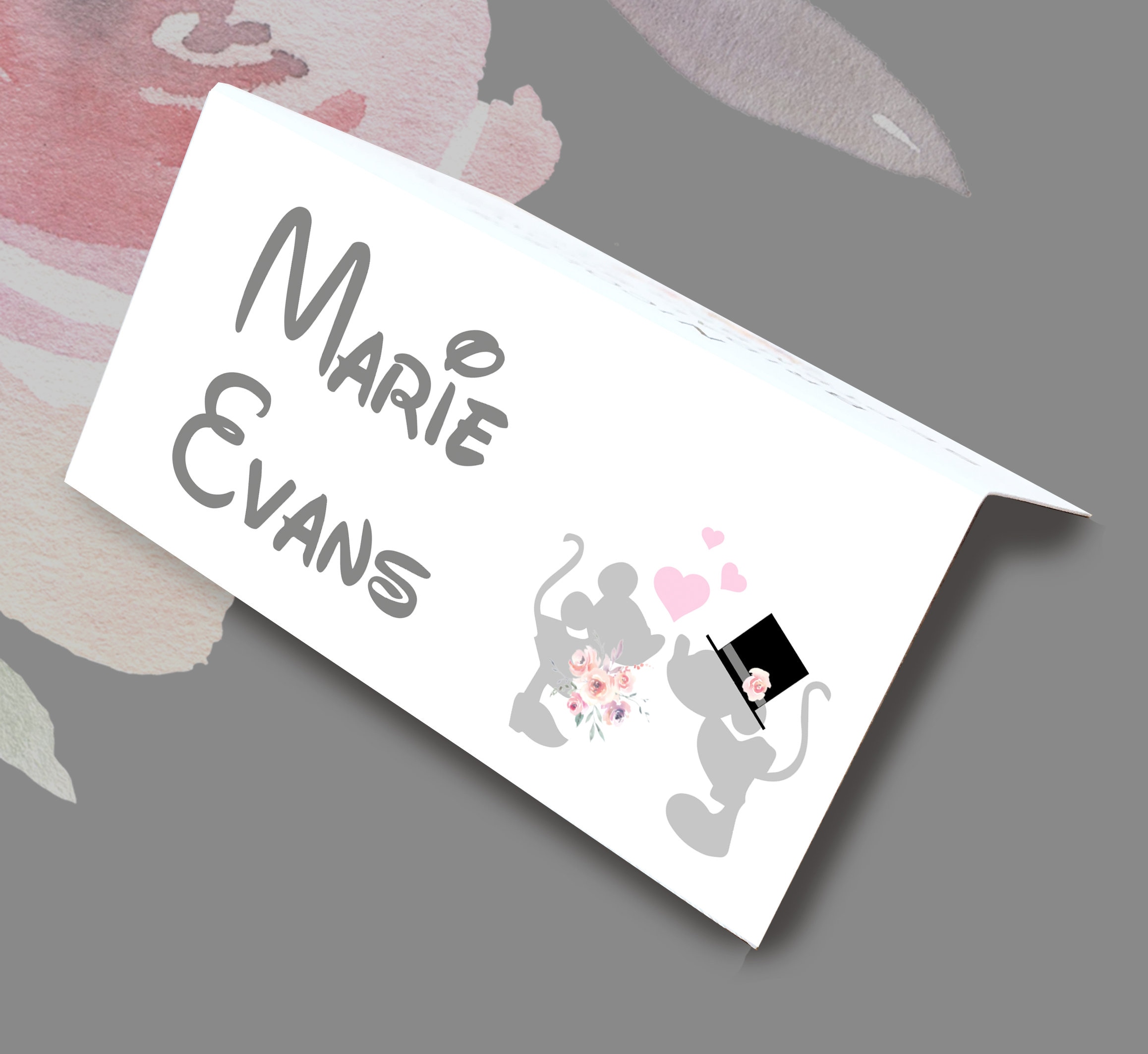 8 X Personalised Place Settings_disney Minnie/mickey Mouse | Etsy UK