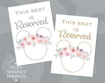 5x7 RHINESTONE Frame With Reserved Sign. RESERVED SIGN With Frame. Pick ...