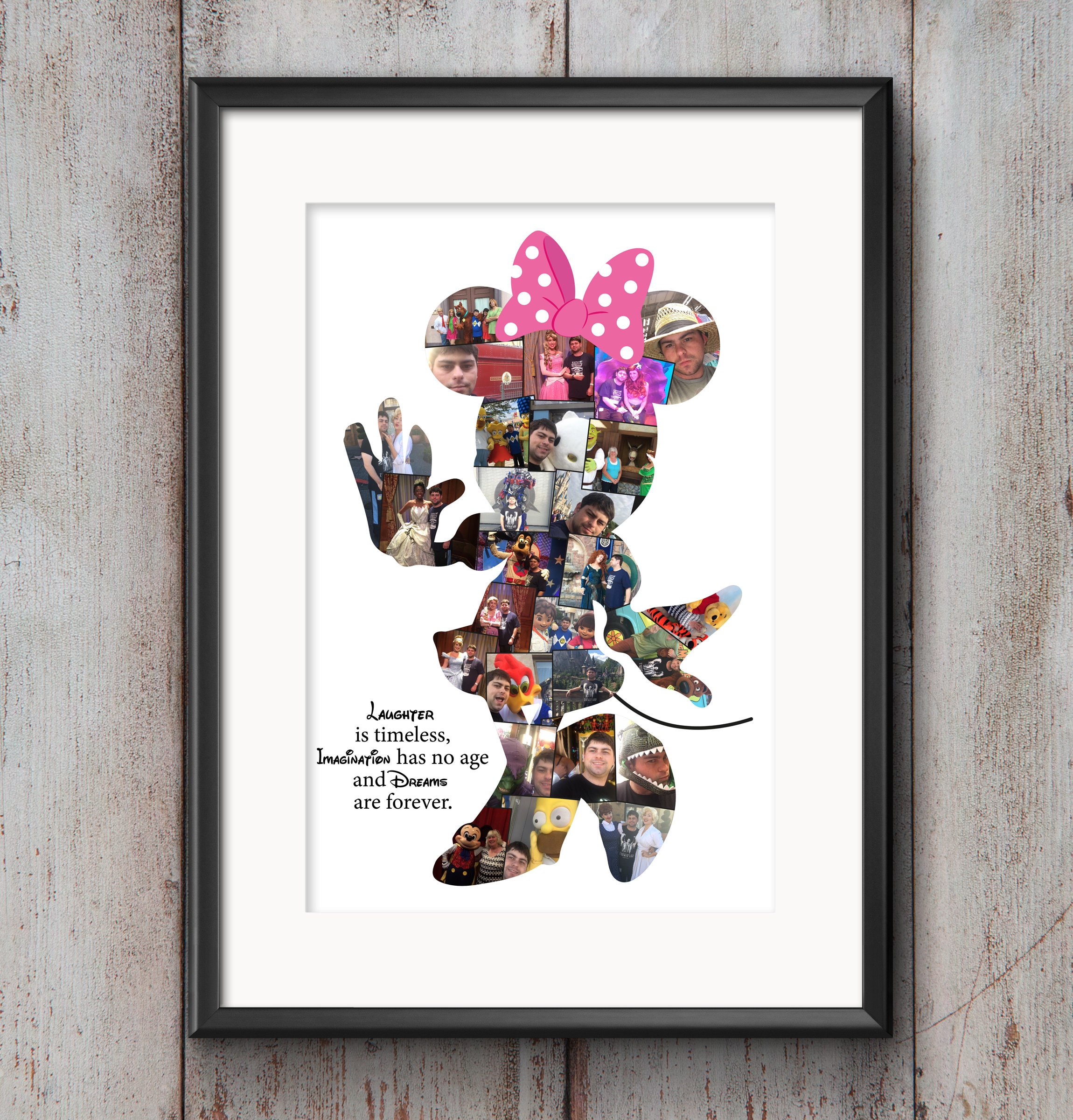 Standing Minnie Photo Collage contiene 28 fotos | Etsy