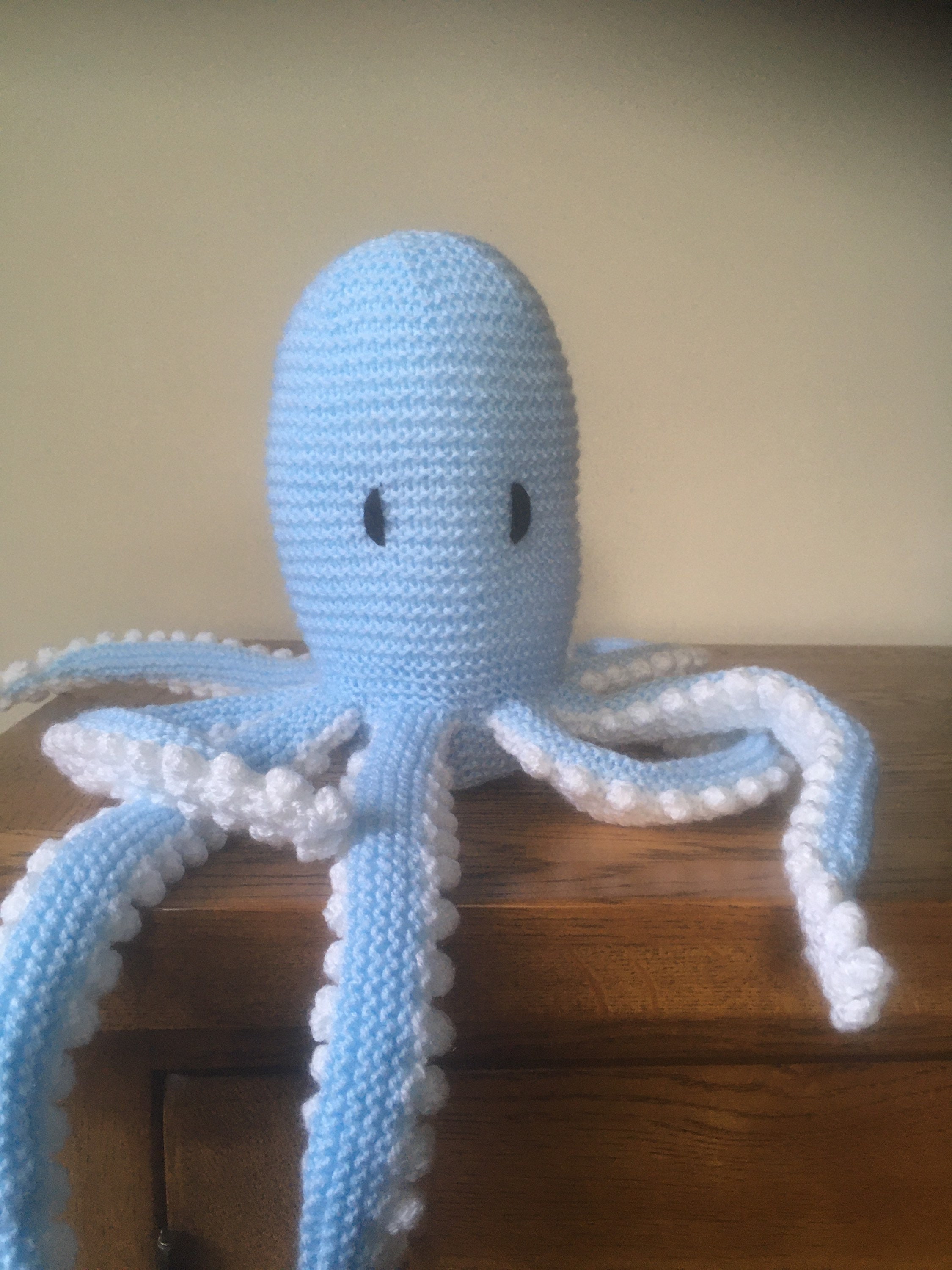 Hand Knitted Toy Octopus - Etsy