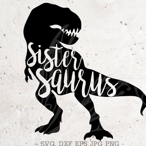 Four A Saurus Svg File DXF Silhouette Print Vinyl Cricut - Etsy