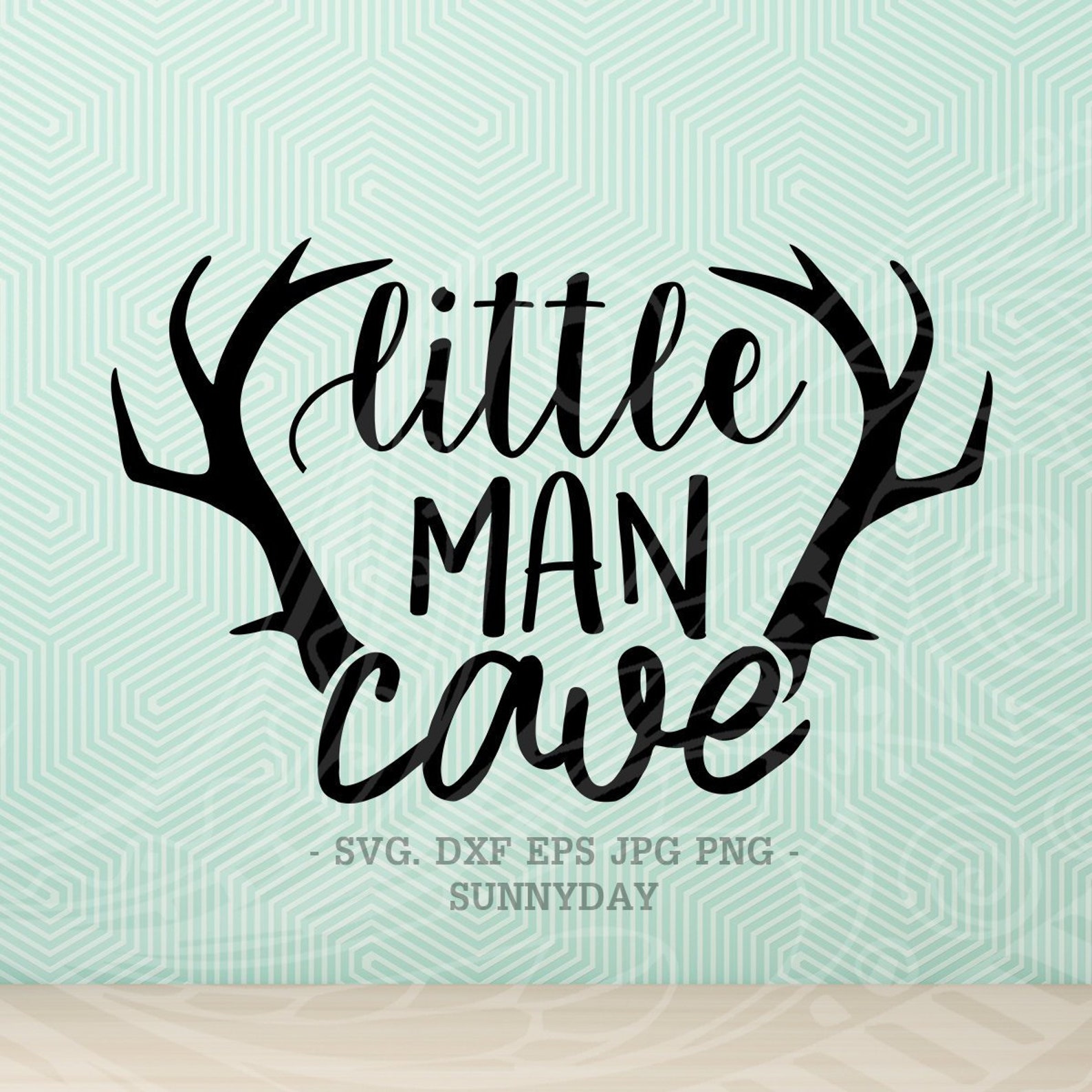 Little Man Little Man Cave SVG Filedxf Silhouette Print - Etsy