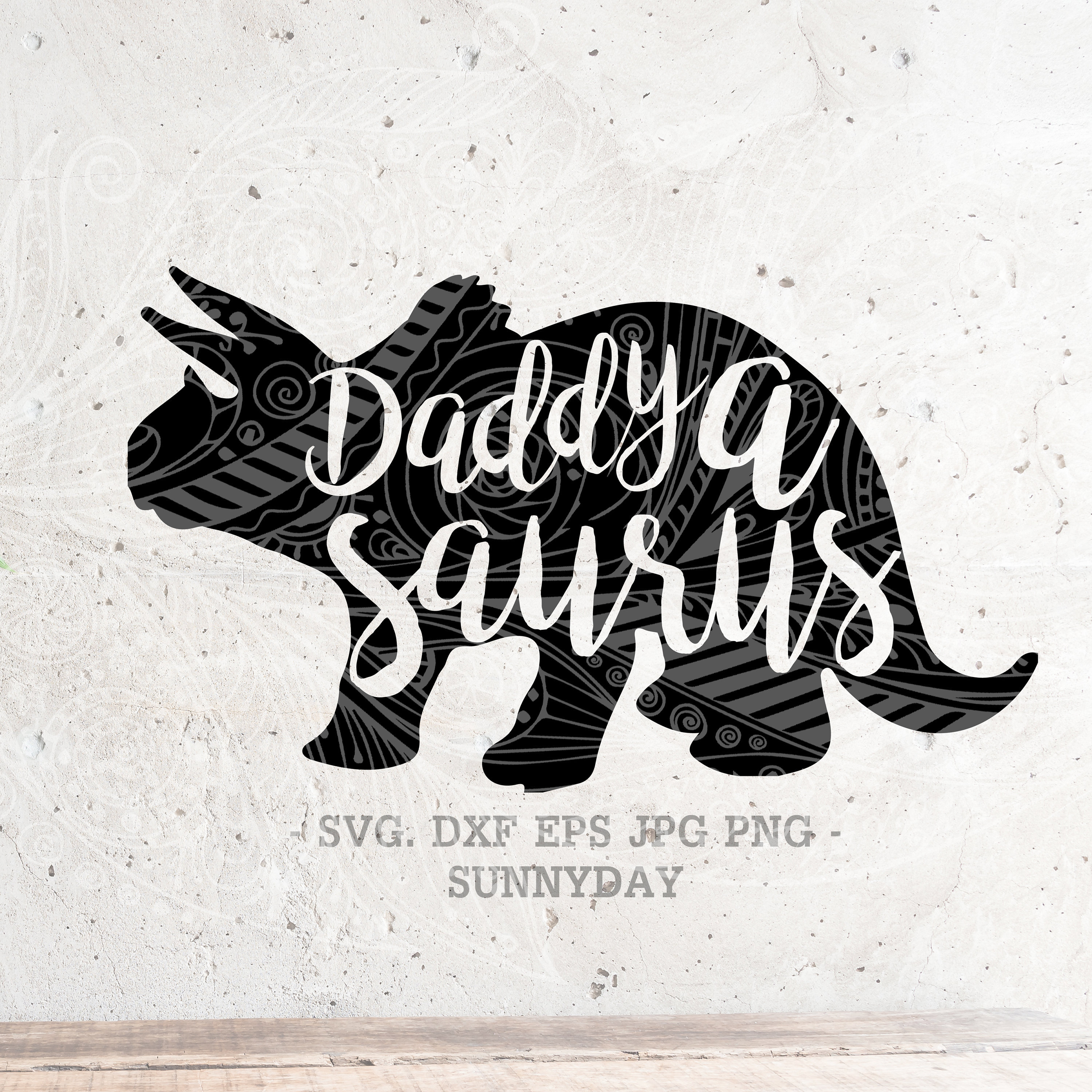 Daddy Svg, Daddy Saurus Svg, Dinosaur Papa Svg File,dxf Silhouette ...