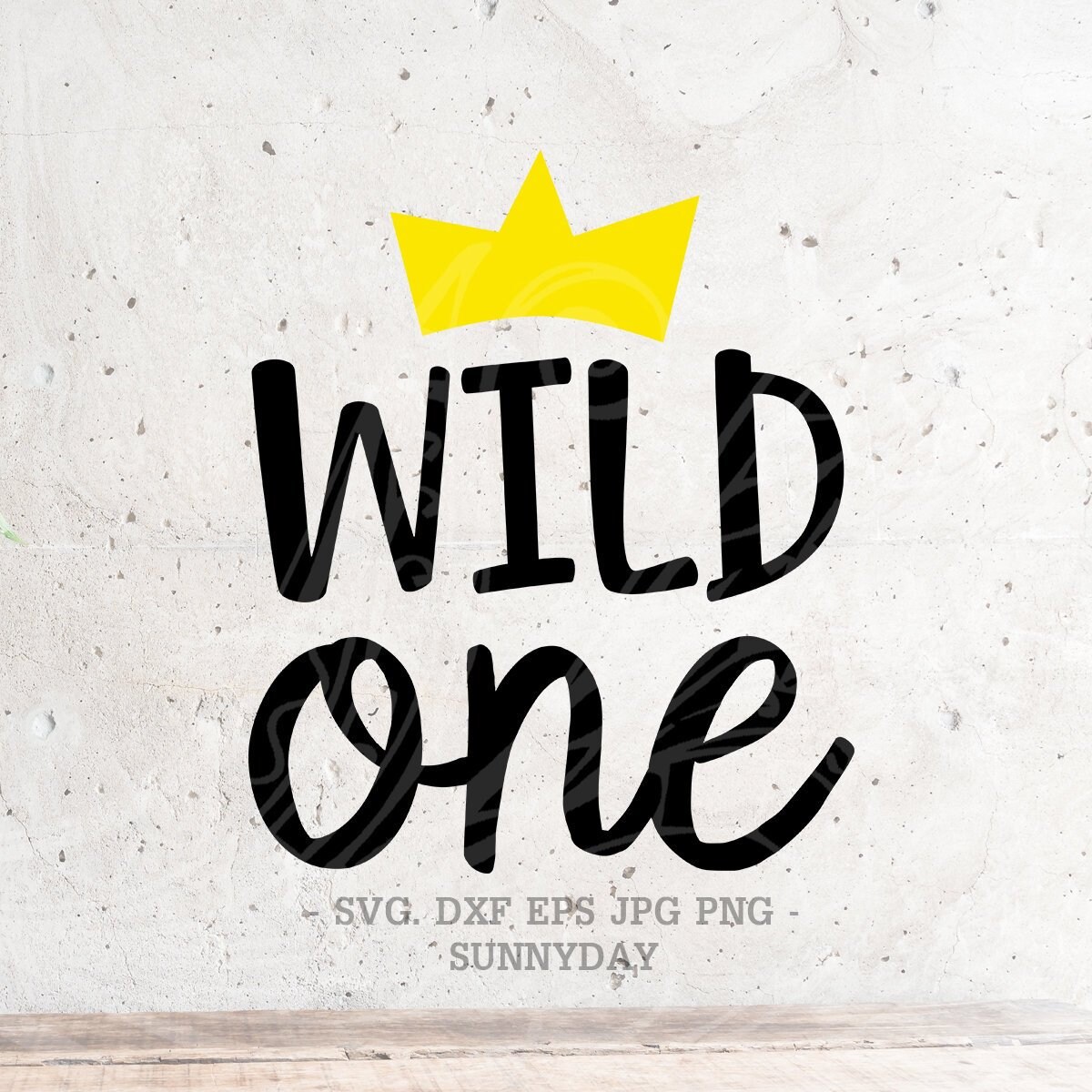 Wild One SVG, First Birthday Svg File DXF Silhouette Print Vinyl Cricut ...