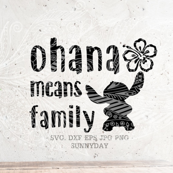 Paper Papercraft Scrapbooking Printable Ohana Vector Ohana Silhouette ...