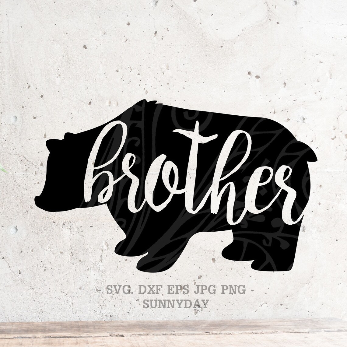 Brother Bear Svg,big Bro Svg,dxf,png Instant Download, Bear Svg,bear ...