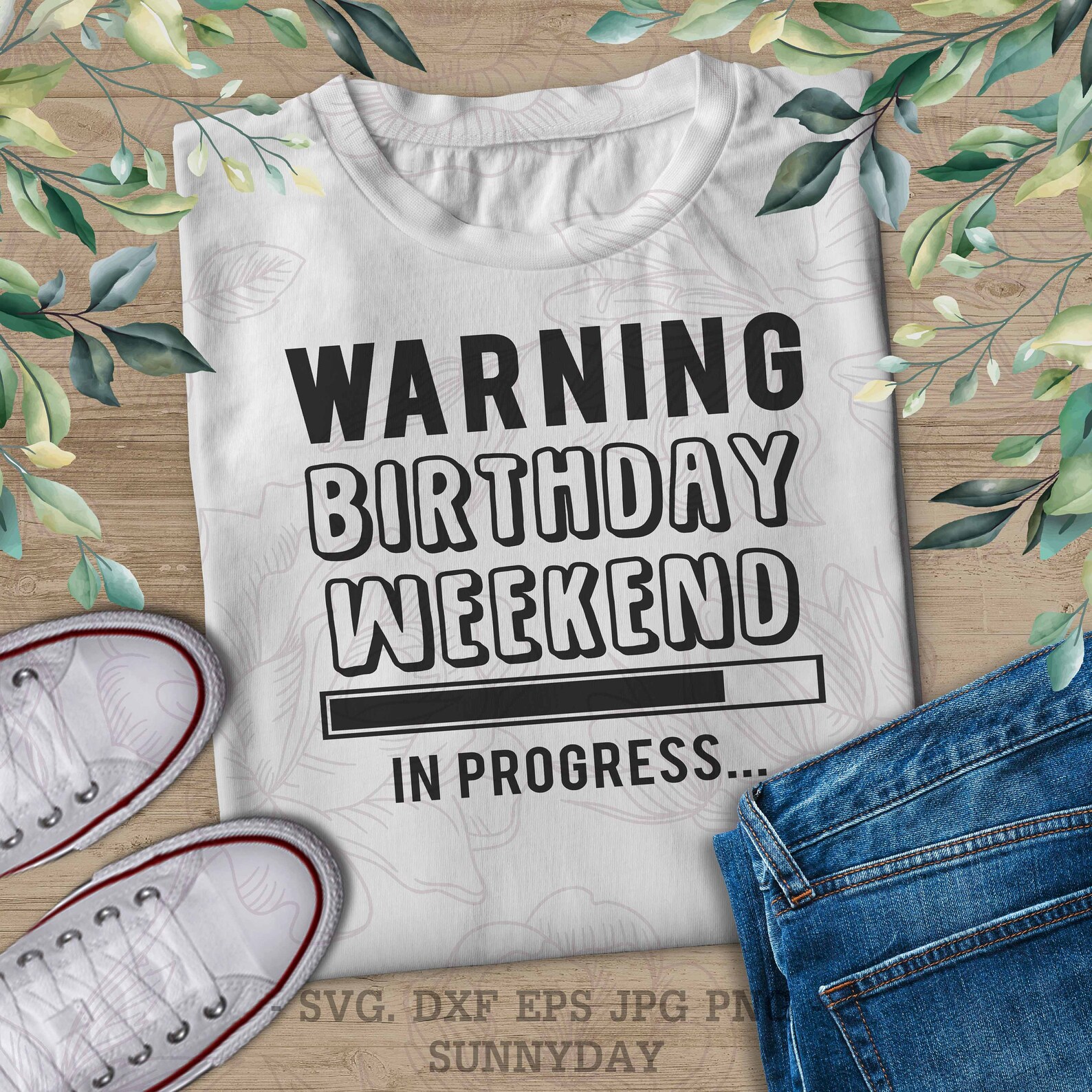 Warning Birthday Weekend in Progress Svg,birthday Svg,birthday Party ...