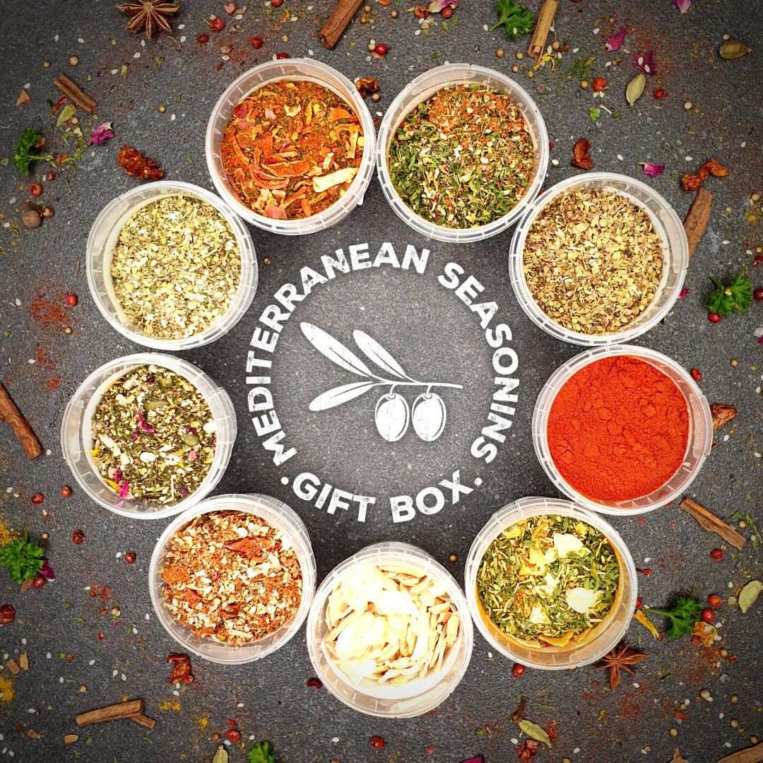 Mediterranean Spices Gift Box Collection | Spice Hampers | Gift Sets ...