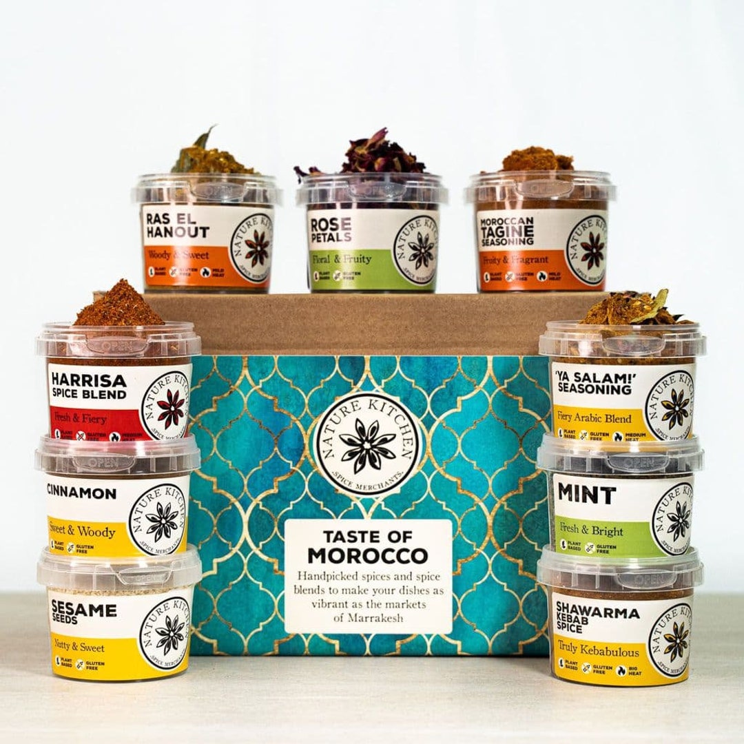 Taste of Morocco Gift Box | Spice Hampers | Gift Sets - Etsy