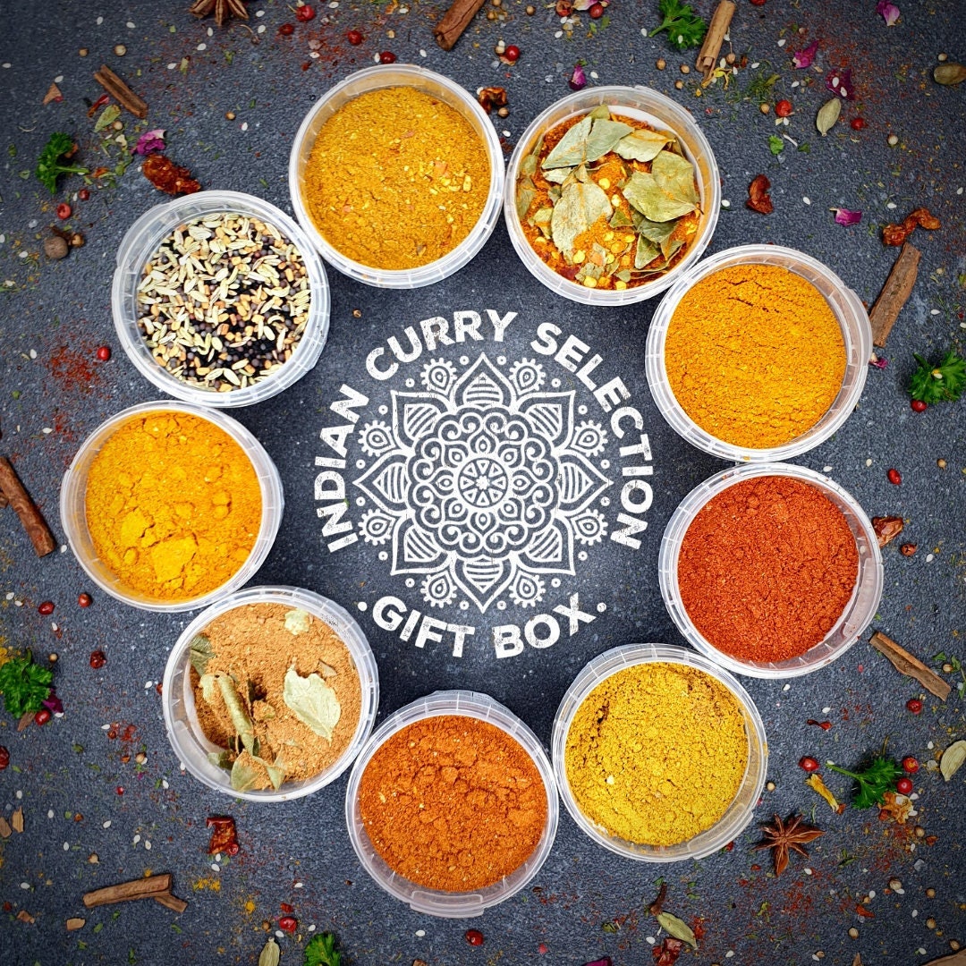Indian Curry Lovers Selection | Spice Hampers | Gift Sets - Etsy UK