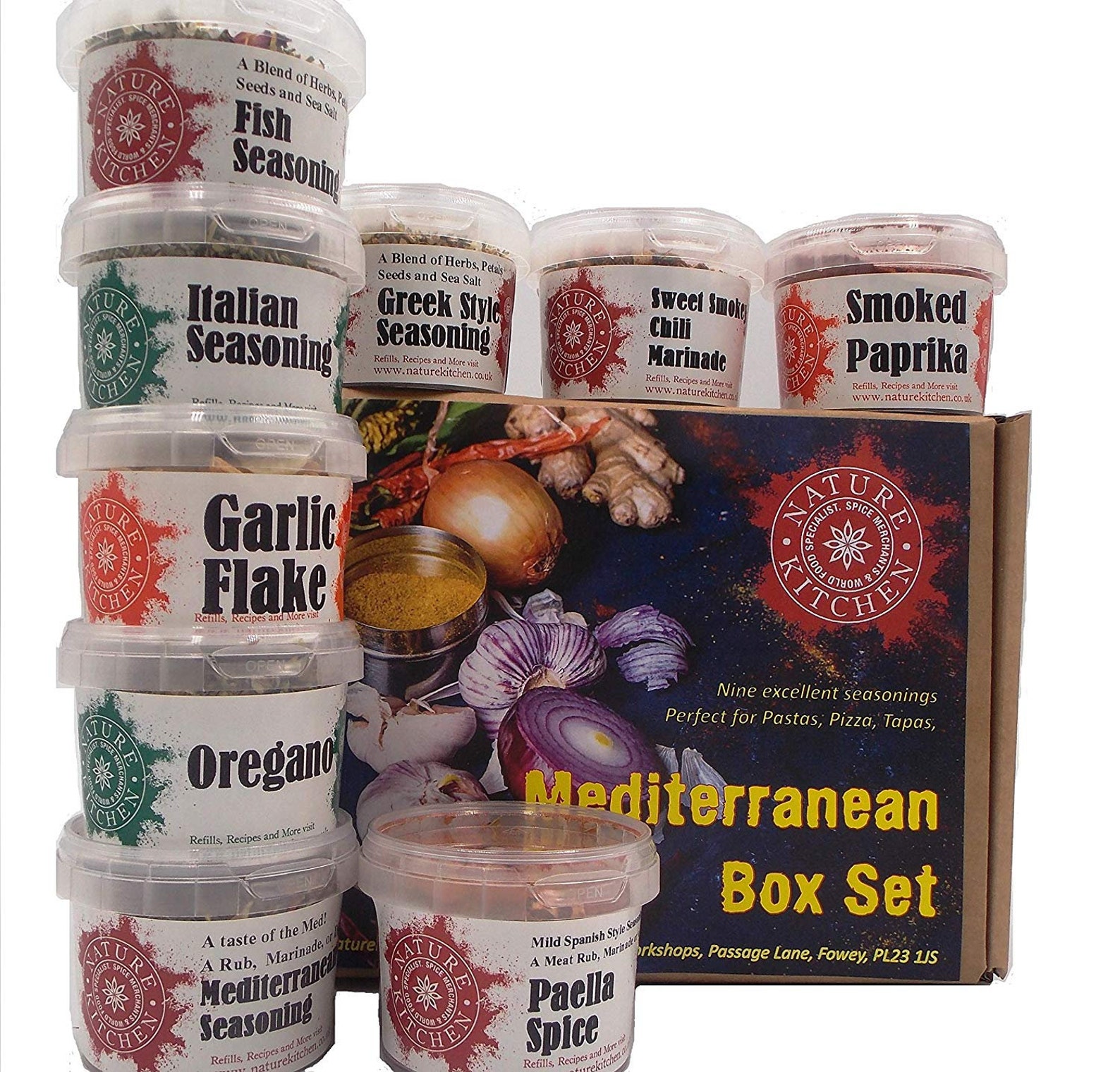 Mediterranean Spices Gift Box Collection Spice Hampers - Etsy UK