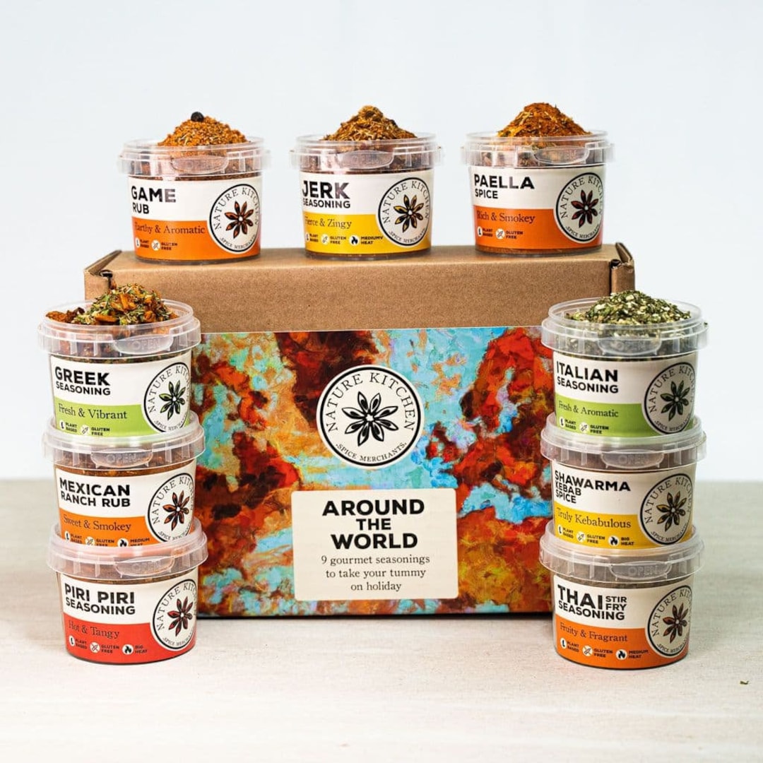 Around the World Gift Box | Spice Hampers | Gift Sets - Etsy UK