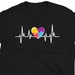 Colorful Autism Awareness Heartbeat EKG Puzzle Heart Gift, Autism Shirt ...