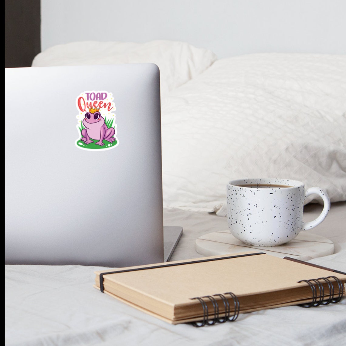 Cute Toad Queen Vinyl Sticker Toad Sticker Toad Lovers | Etsy