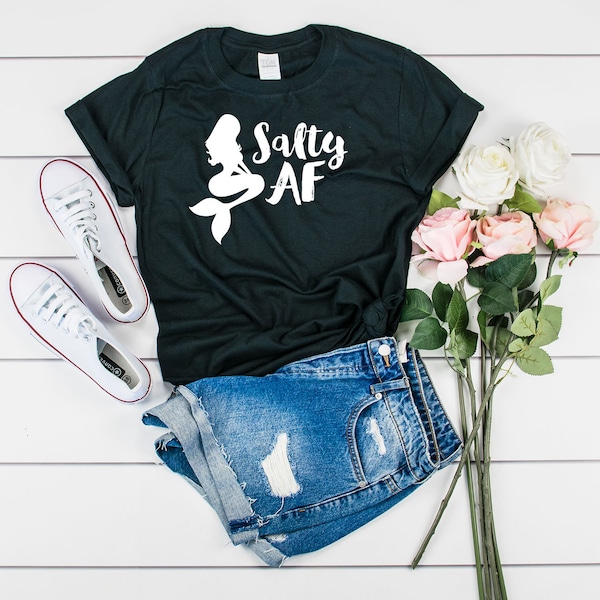 Salty Af Shirt - Etsy