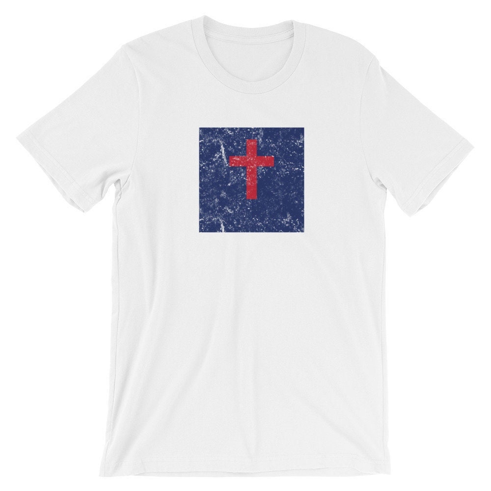 Christian Cross Flag Christian Cross Shirt Jesus Christ - Etsy