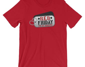 Red Friday Tshirt Wearing Red Until My Daddy Comes Home - Etsy