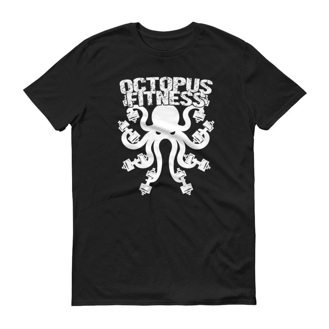 Octopus Gym Workout Tshirt, Octopus Fitness Shirt, Octopuses Shirt ...