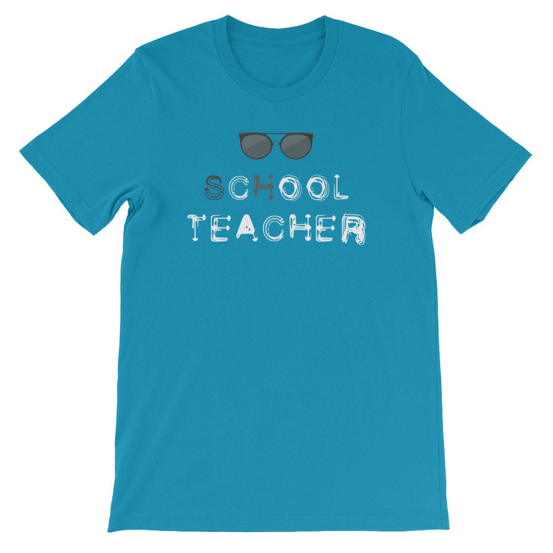 Cool School Teacher, Cool Teacher, Teacher Shades, Funny Teacher TShirt ...