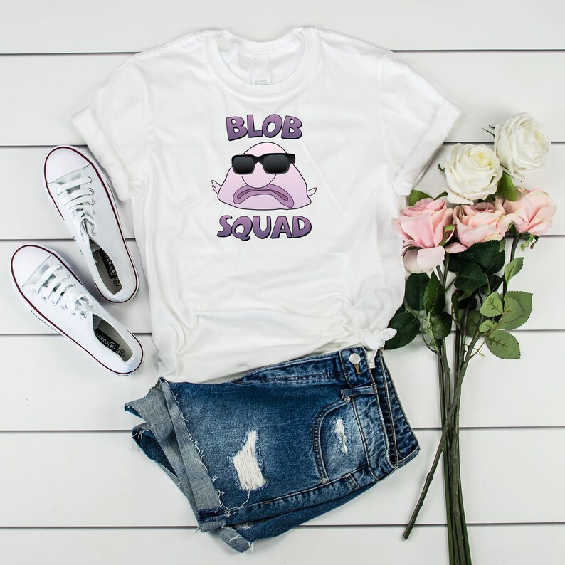 Blob Squad, Blobfish T Shirt - Etsy