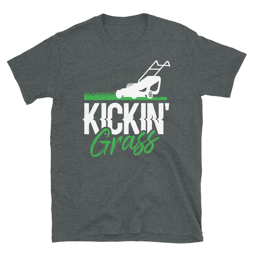 Kickin' Grass Funny Lawn Mowing Push Mower Gift for Dad - Etsy