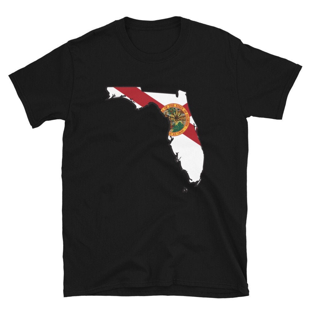 Florida Shirt, Florida Map, Home State, Florida Flag, From Florida Gift ...