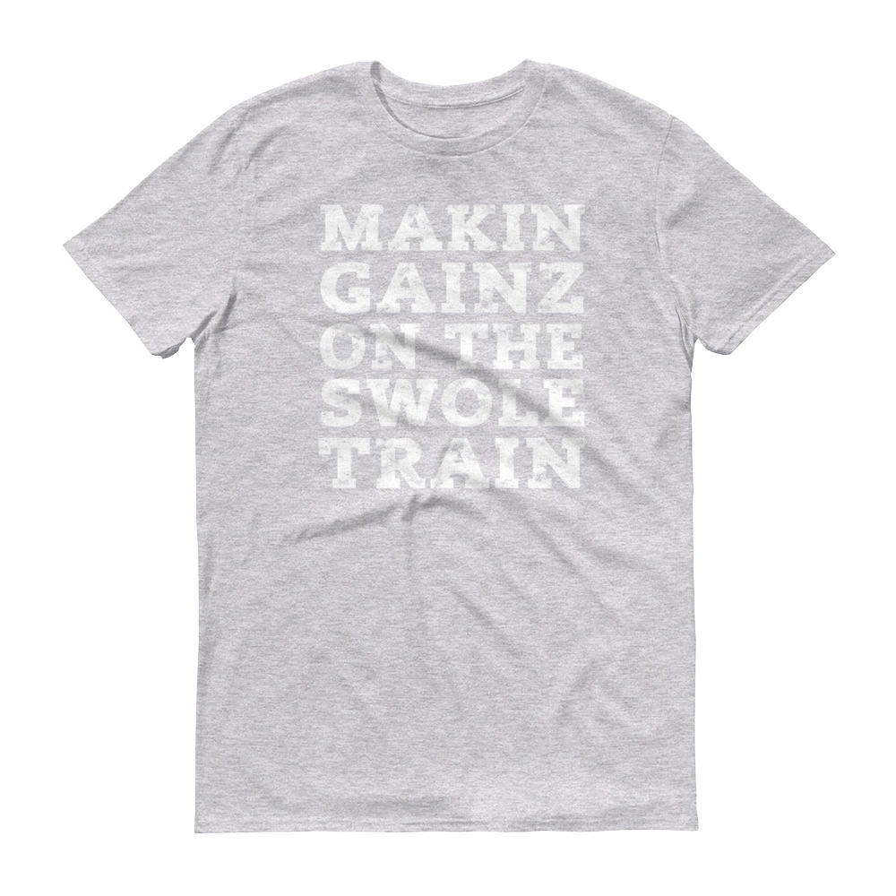 Gainz Workout Tshirt Makin Gainz on the Swole Train Funny - Etsy