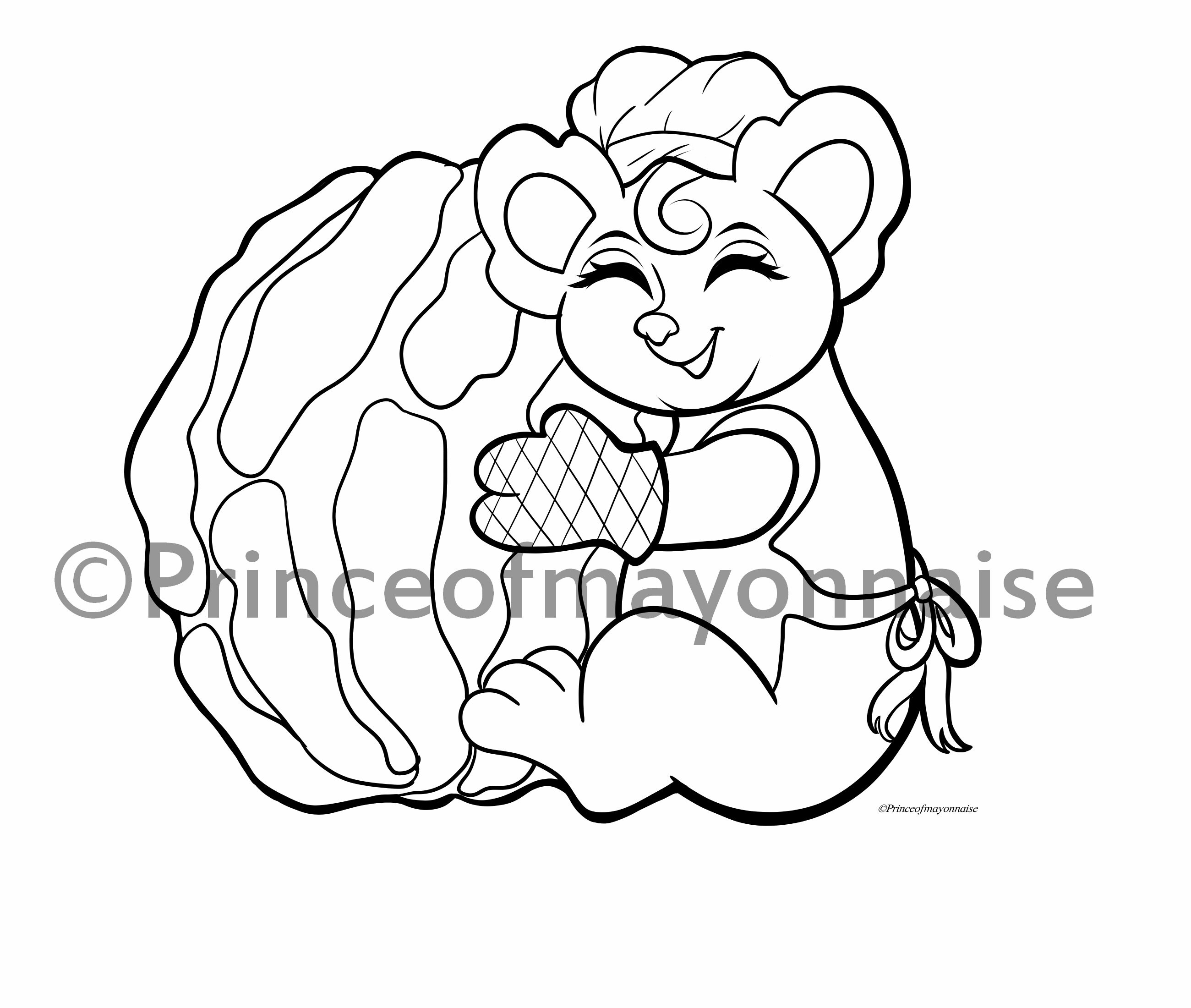 Bimbo Coloring Pages Sketch Coloring Page